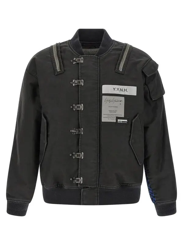 Yohji Yamamoto A-1 Deck' Jacket × Nh - Black