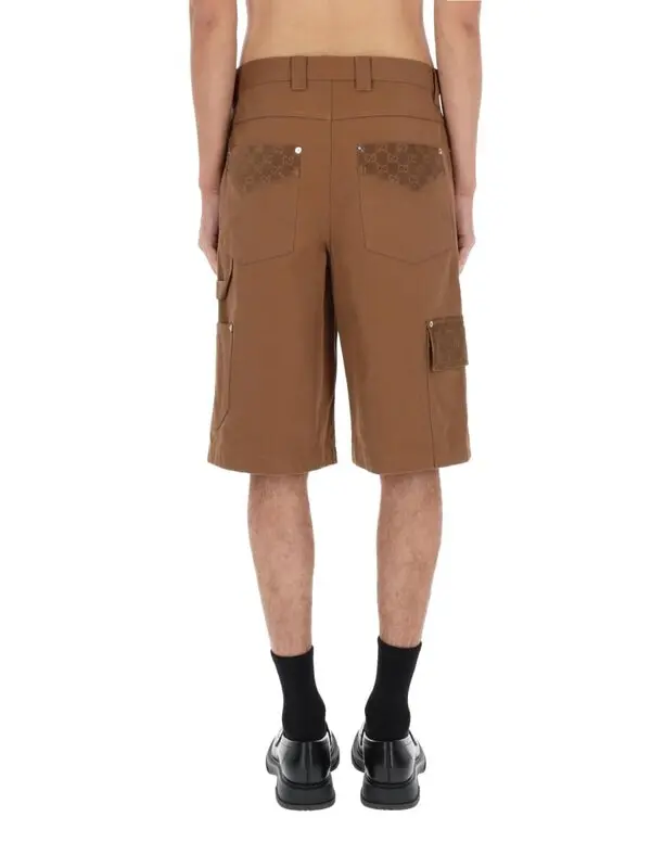 Gucci Shorts With Gg Details