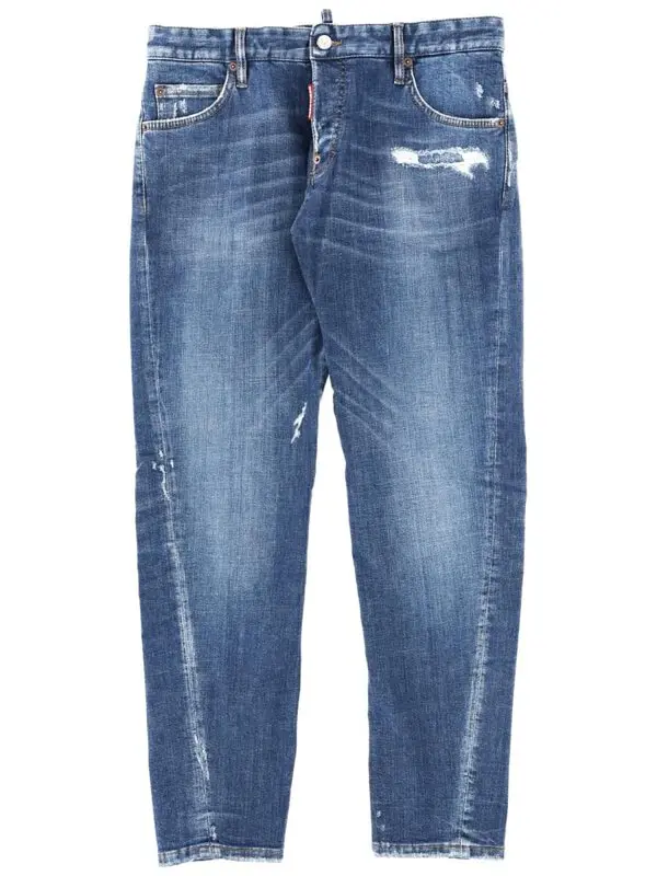 Dsquared2 Twist Slim Fit Denim Jeans - Blue