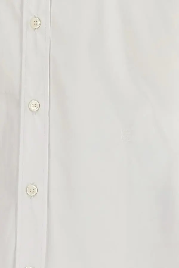 Givenchy Logo Embroidery Shirt - White