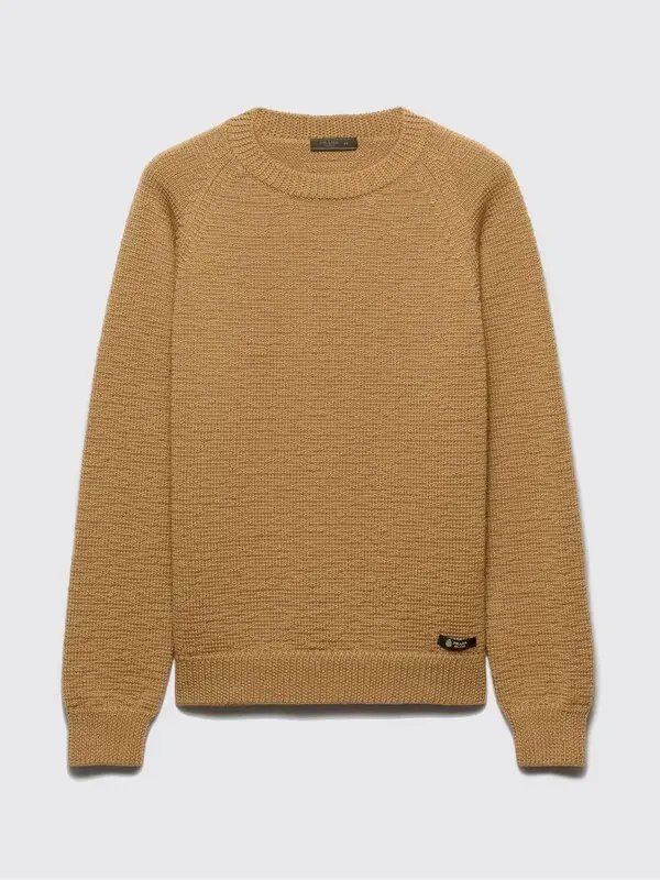 Prada Crew Neck Wool Pullover - Brown
