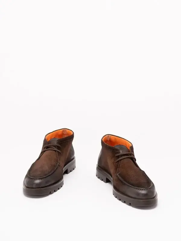 Santoni Rock` Lace Up