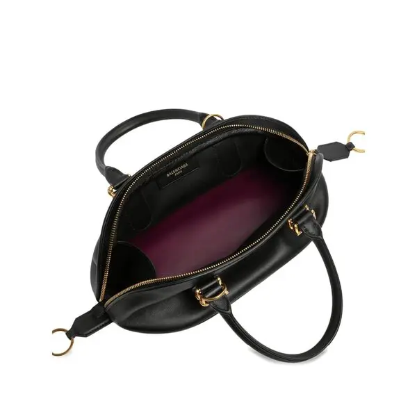 Balenciaga Calf Leather Bolero Tote Bag - Black