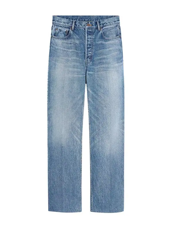Celine Boyfriend 001 Jeans In Cotton Denim