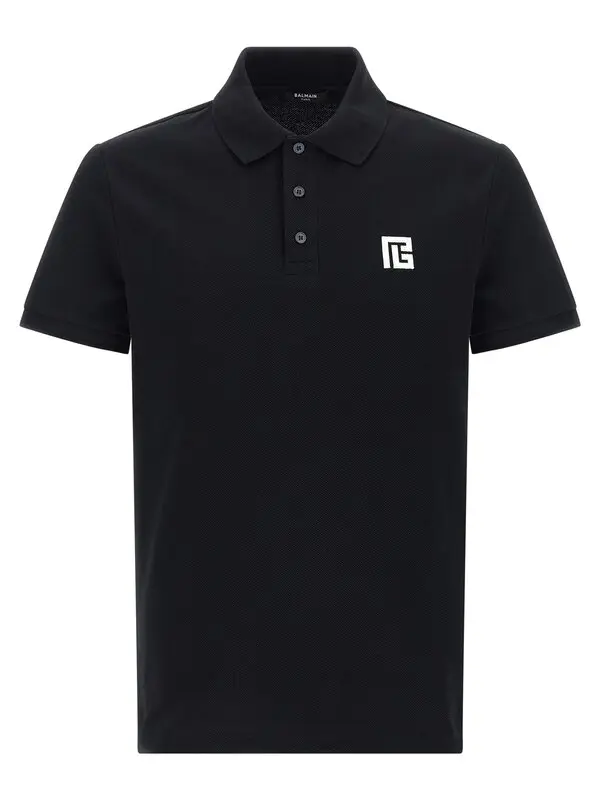 Balmain Embroidery Polo Shirt