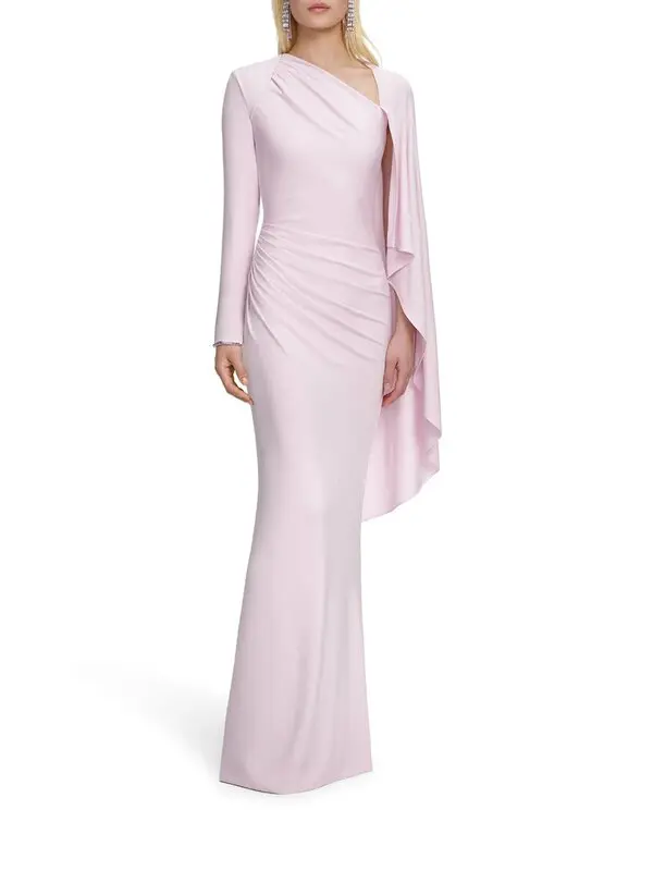 SELF-PORTRAIT Draped Dress - Pink