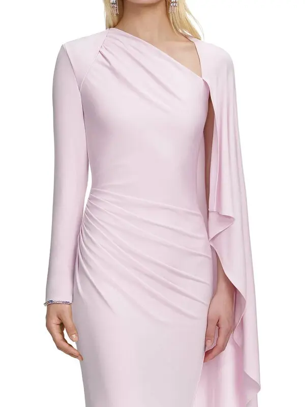 SELF-PORTRAIT Draped Dress - Pink