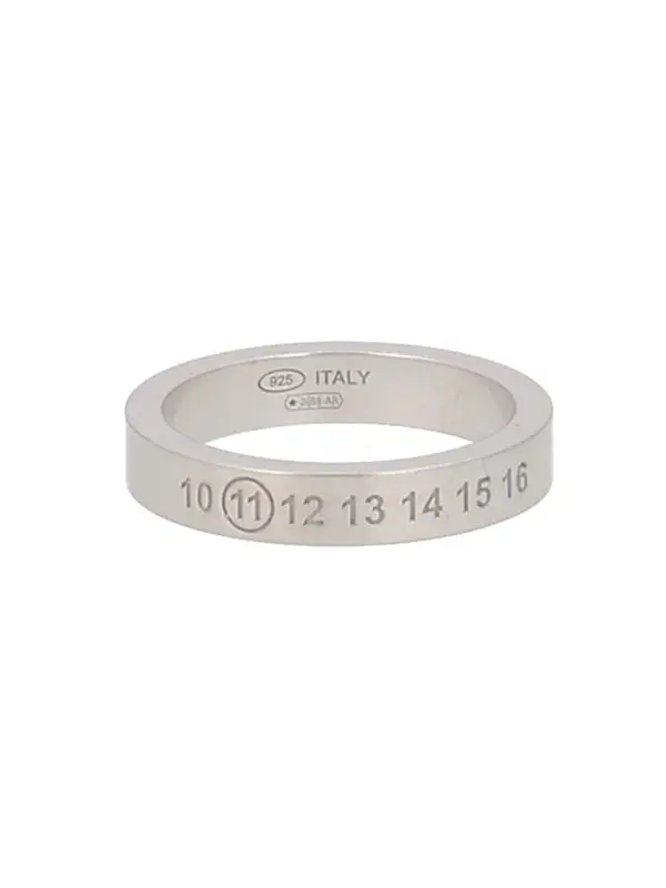 MAISON MARGIELA Numeric Band Ring - Gray