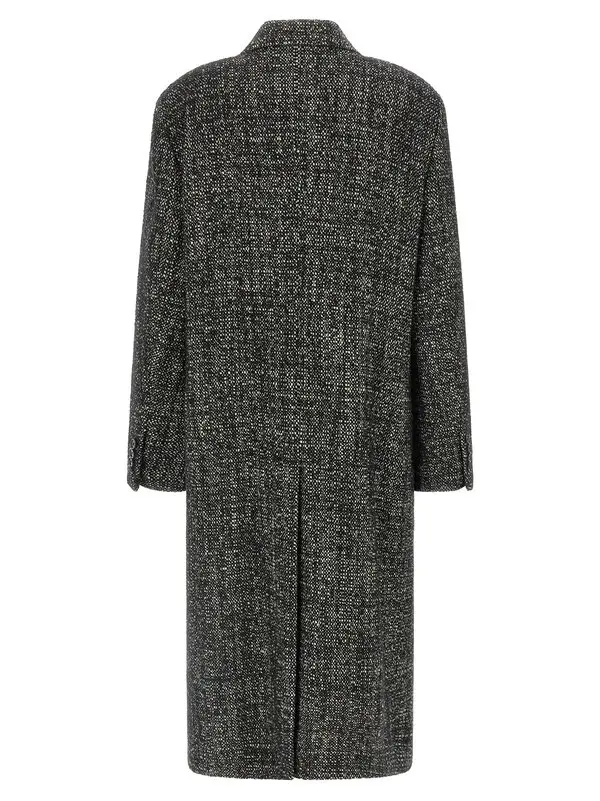 Dolce & Gabbana Bouclé Wool Coat
