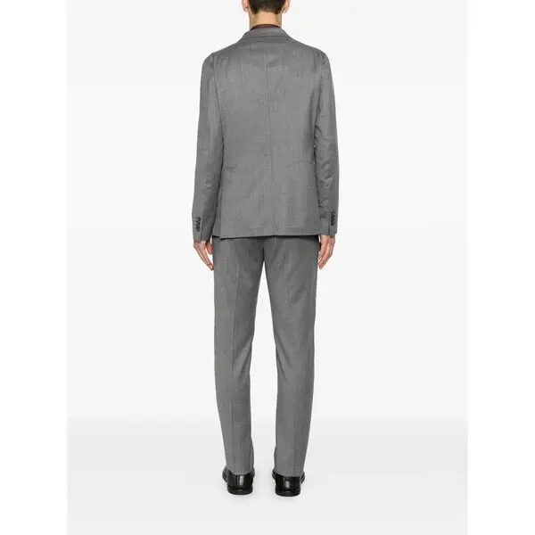 Tagliatore Grey Suits Single Breasted Suits