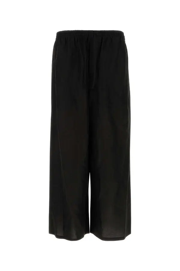 Loewe Viscose Blend Paula S Ibiza Wide-leg Pant - Black