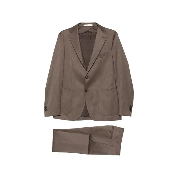 Tagliatore Suits Single Breasted Suits - Brown
