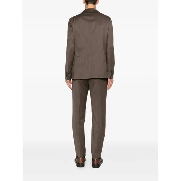 Tagliatore Suits Single Breasted Suits - Brown