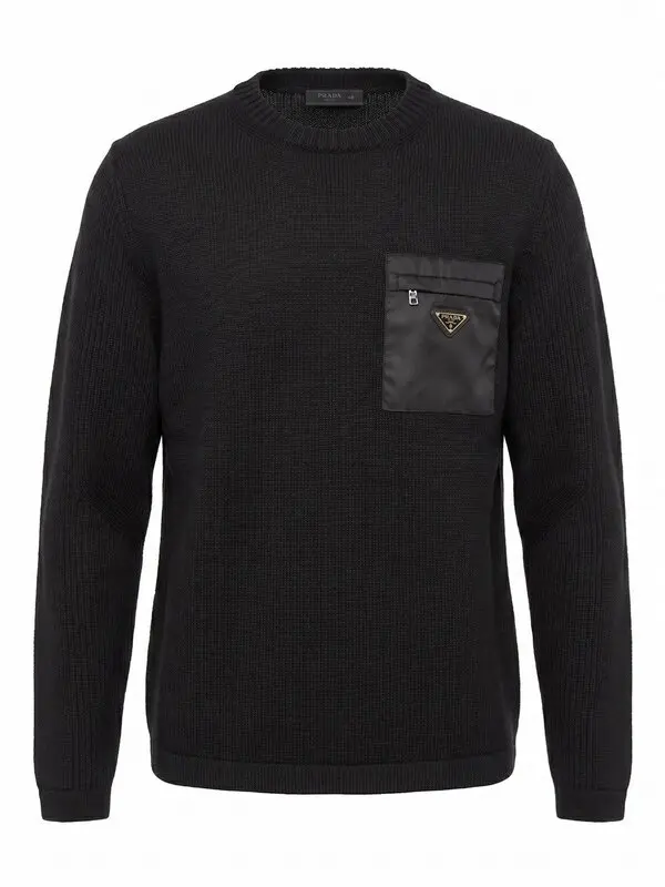Prada Sweater With Re-nylon Detail