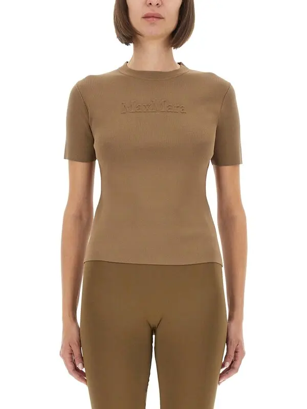Max Mara T-shirt Adelio - Cream