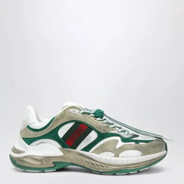 Gucci 2.0 Sneakers With Delave Effect - Cream