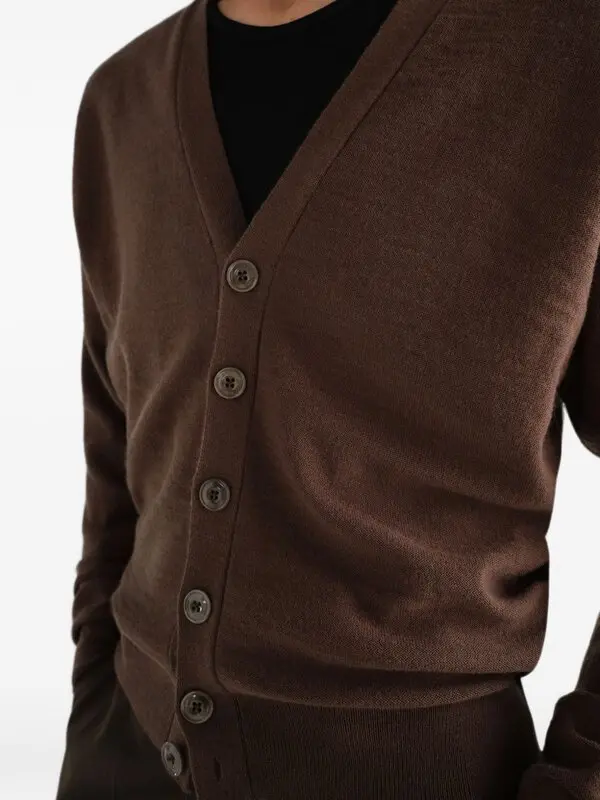LEMAIRE Wool Blend Twisted Cardigan