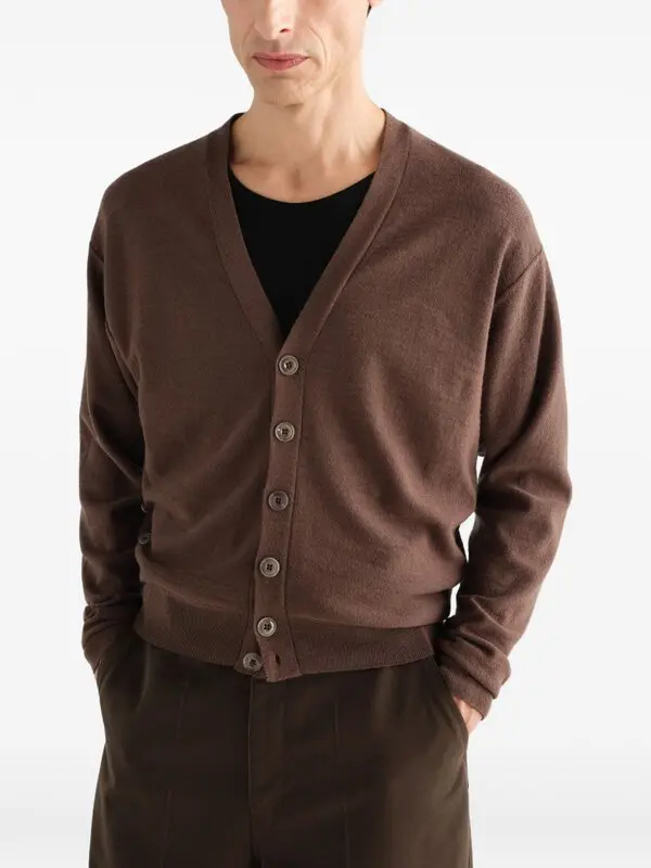 LEMAIRE Wool Blend Twisted Cardigan
