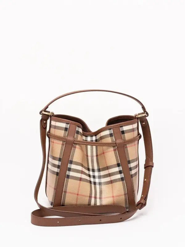Burberry Mini Drawstring Bucket Bag - Multicolor