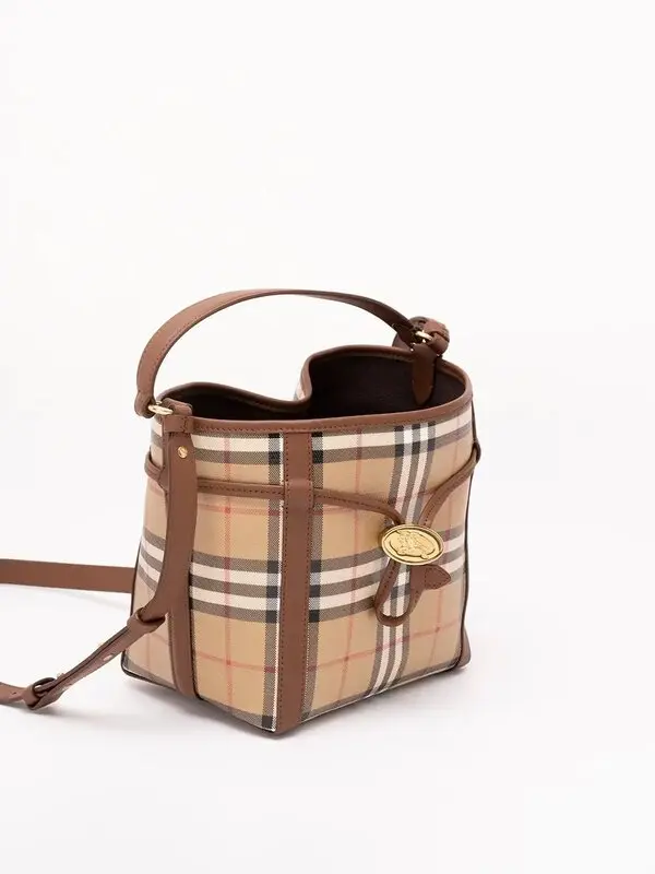 Burberry Mini Drawstring Bucket Bag - Multicolor