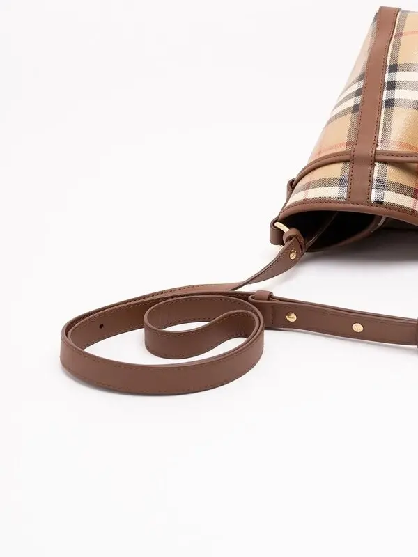 Burberry Mini Drawstring Bucket Bag - Multicolor