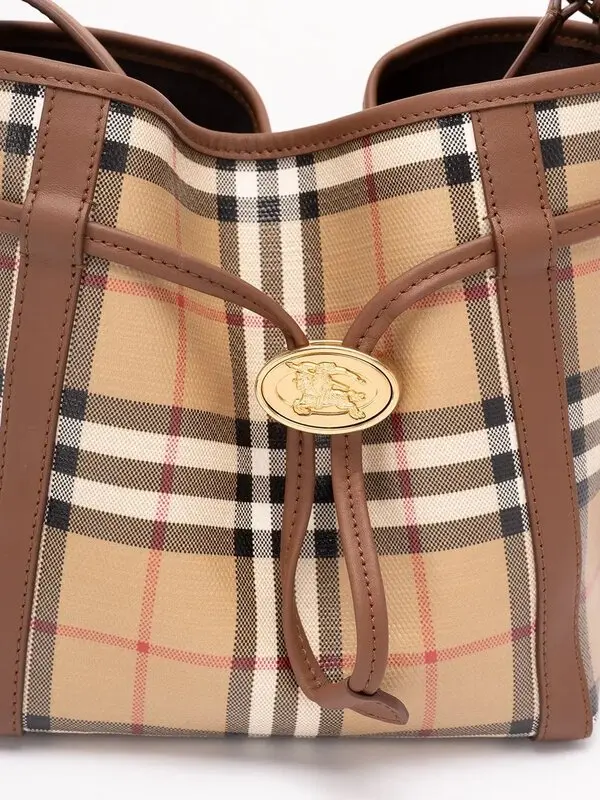 Burberry Mini Drawstring Bucket Bag - Multicolor