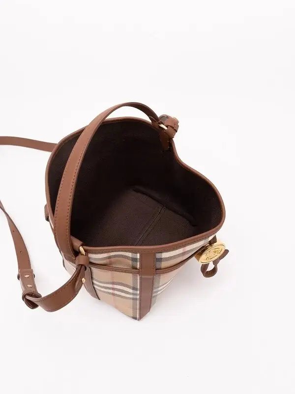 Burberry Mini Drawstring Bucket Bag - Multicolor