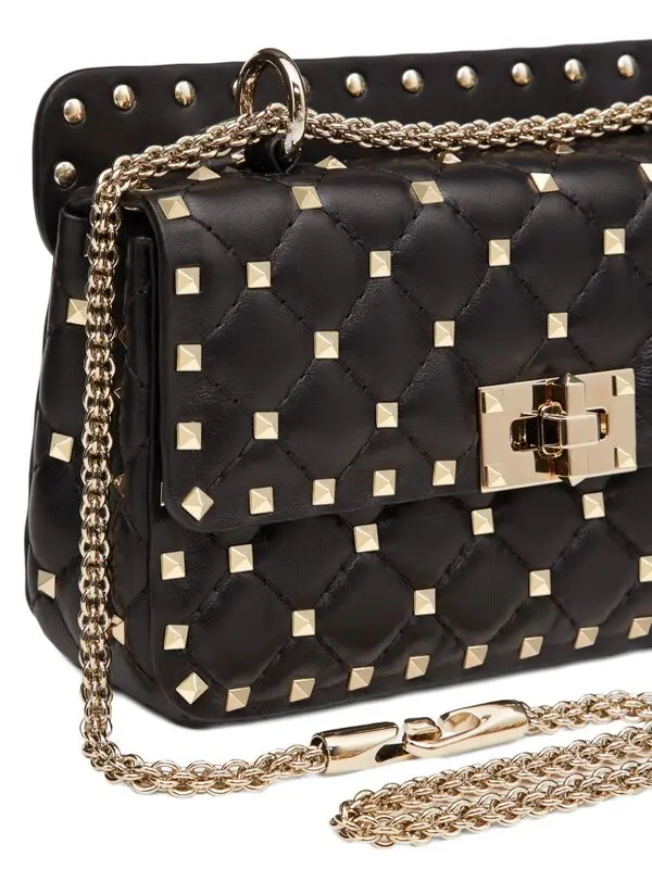 Valentino Garavani Rockstud Spike Leather Shoulder Bag