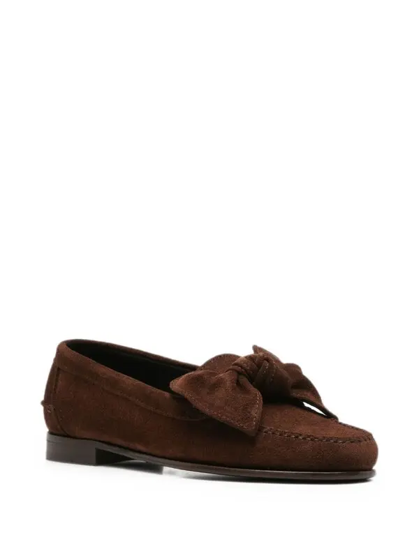 Hereu Corbati Suede Leather Loafers - Multicolor