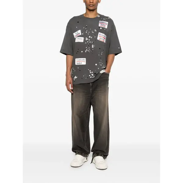 Mihara Yasuhiro Grey T-shirts & Vests T-shirts