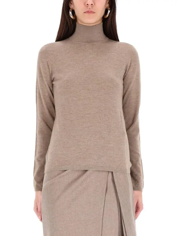 Max Mara Turtleneck Cashmere Sweater - Cream