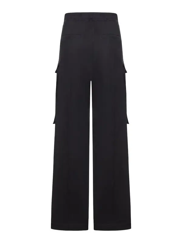 Rick Owens Cotton Cargobelas Trousers - Black
