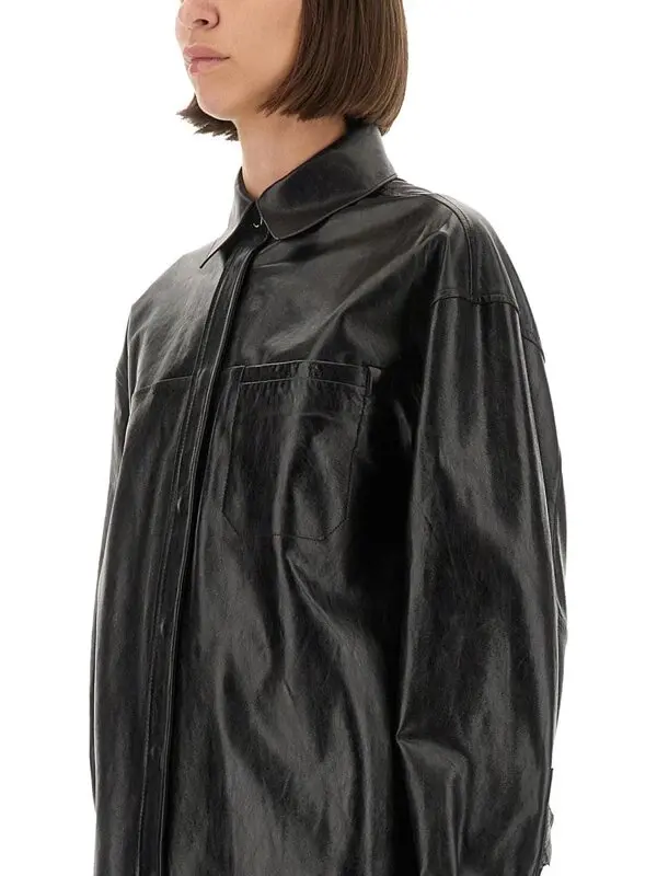Sportmax Leather Borele Shirt