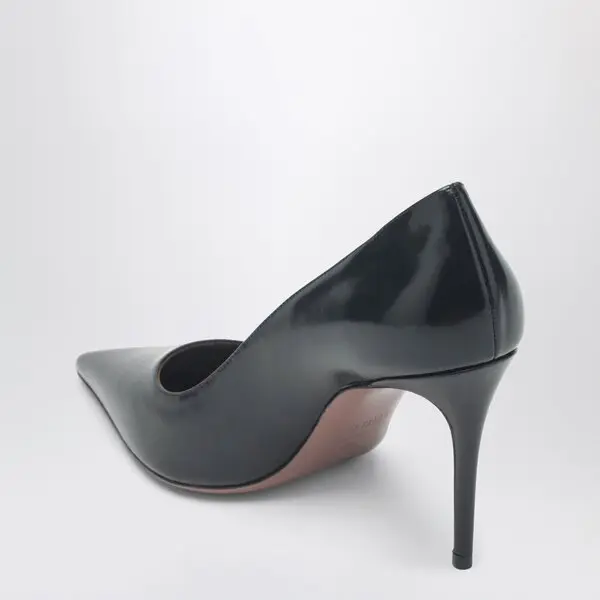Paris Texas Vera 85 Leather Pumps - Black