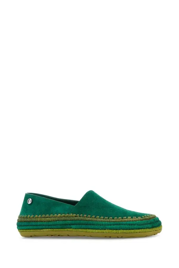 Loewe Grass Suede Rio Espadrilles - Green