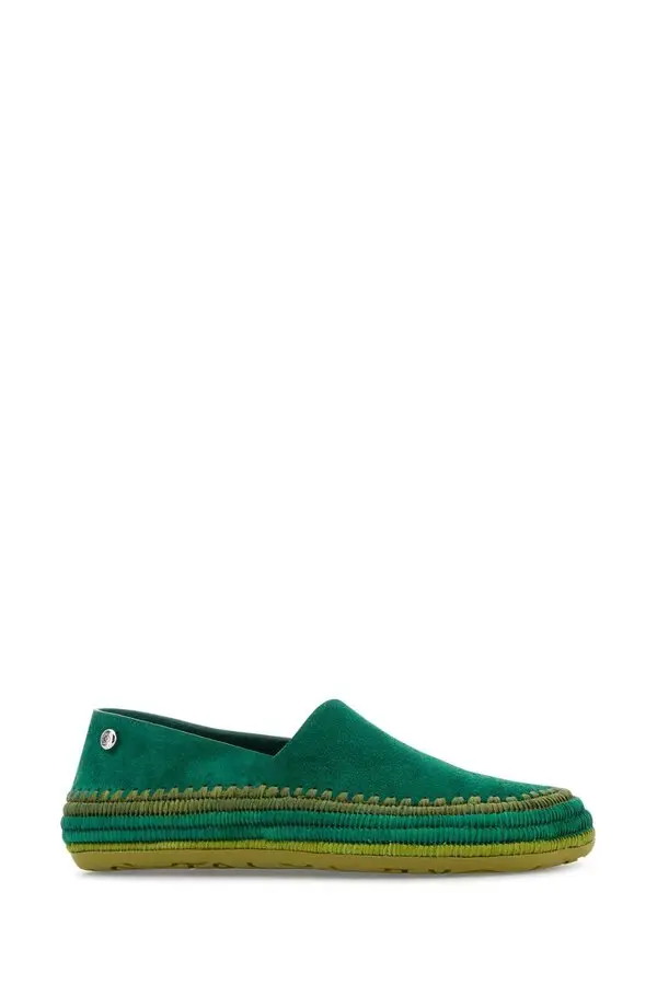 Loewe Grass Suede Rio Espadrilles - Green