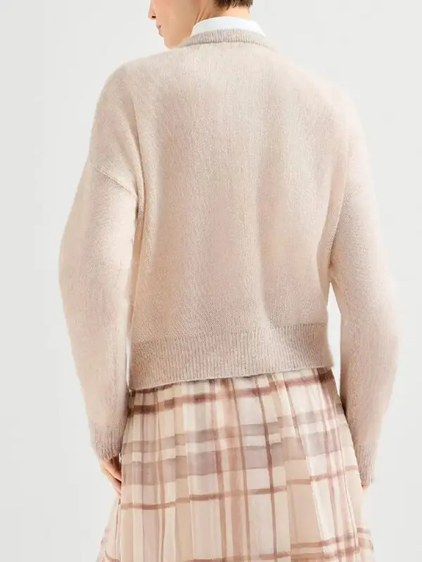 Brunello Cucinelli Wool Cardigan - Multicolor