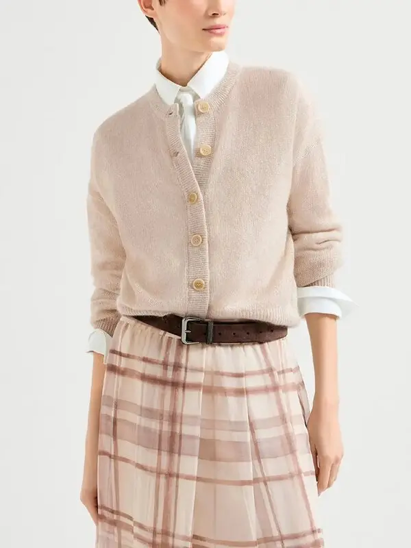 Brunello Cucinelli Wool Cardigan - Multicolor