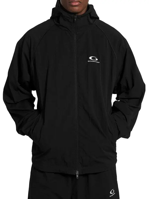 Balenciaga Technical Fabric Zip-up Jacket