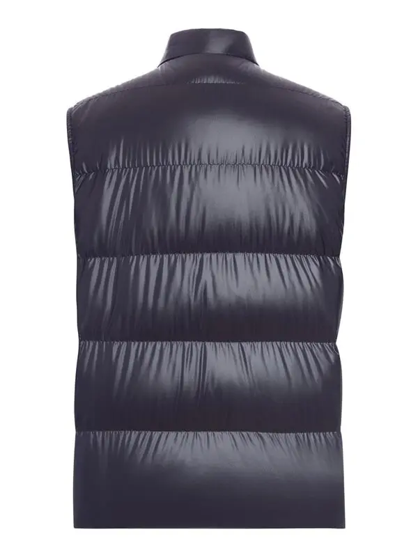 Moncler Restigo Quilted Vest With Logo Patch