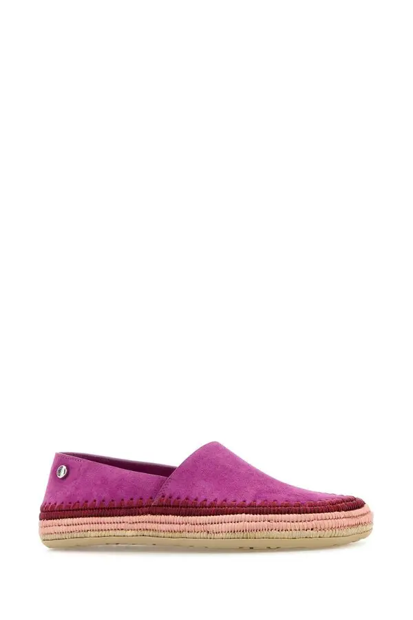 Loewe Suede Paula's Ibiza Rio Espadrilles - Pink