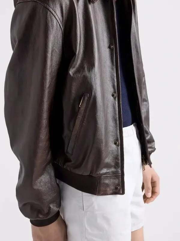 Prada Leather Jacket - Multicolor