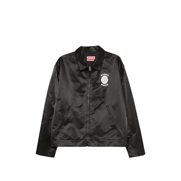 Kenzo Lightweight Satin Jacket - Black