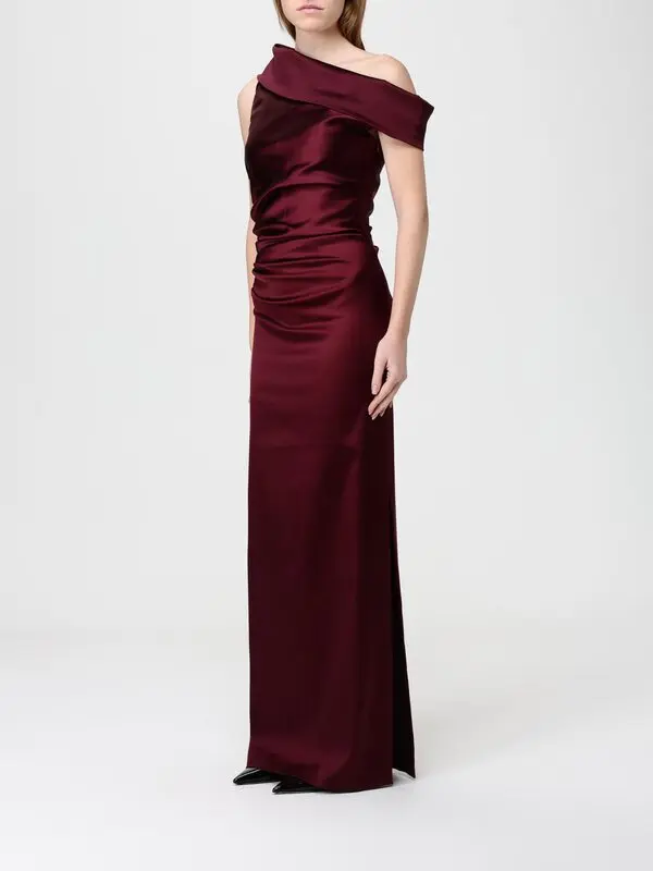 Max Mara Draped One Shoulder Dress - Multicolor