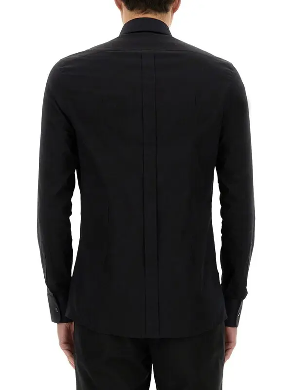 Dolce & Gabbana Gold Poplin Stretch Shirt