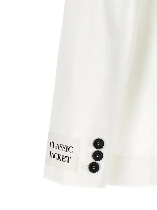 Moschino Double-breasted Cotton Blazer