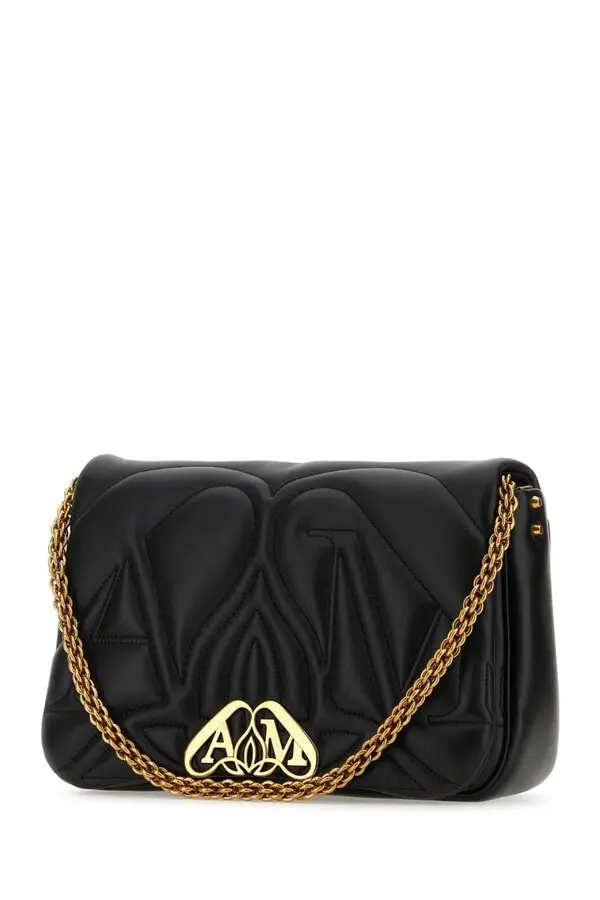 Alexander McQueen Leather Seal Shoulder Bag