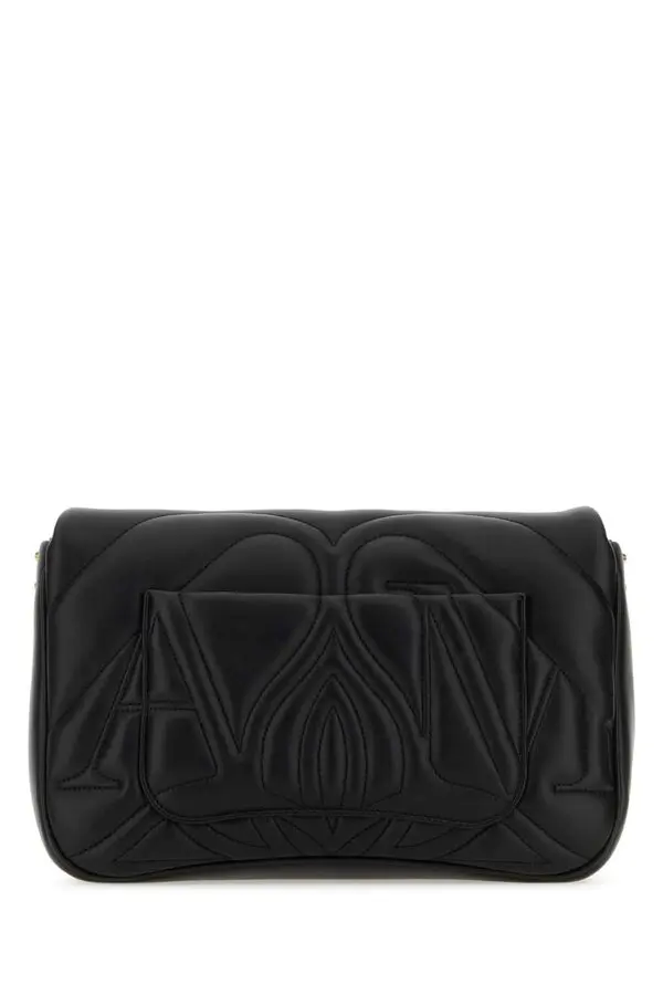 Alexander McQueen Leather Seal Shoulder Bag