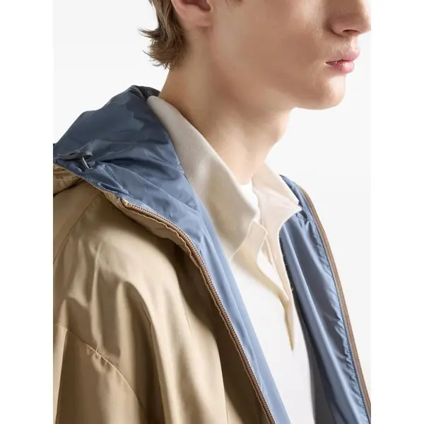 Prada Neutrals Jackets Hooded Jackets