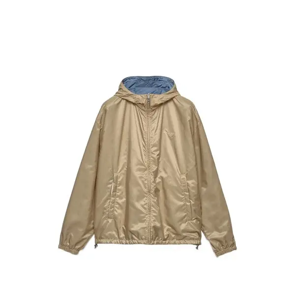 Prada Re-nylon Reversible Hooded Jacket